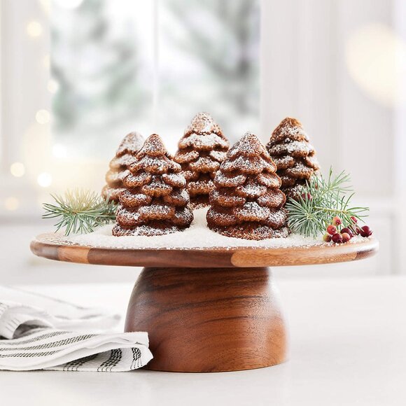 Crate&Barrel | Kitchen | New Cratebarrel Tondo Acacia Wood Cake Stand ...